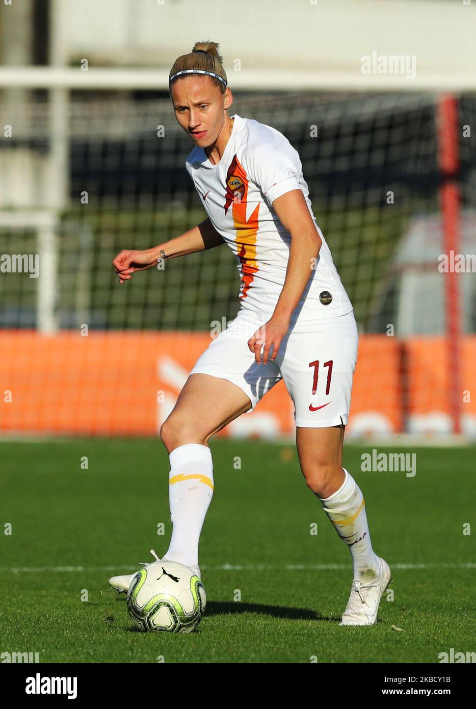 Kaja Erzen von Roma während des Frauen-Serie-A-Spiels ALS Roma gegen ... Kaja Erzen von Roma während des Frauen-Serie-A-Spiels ALS Roma gegen ...