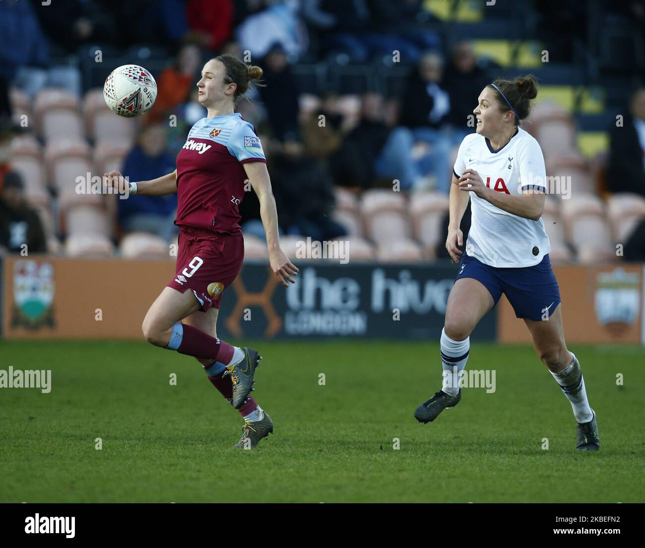 Martha Thomas von West Ham United WFC während der Barclays FA Women's ...