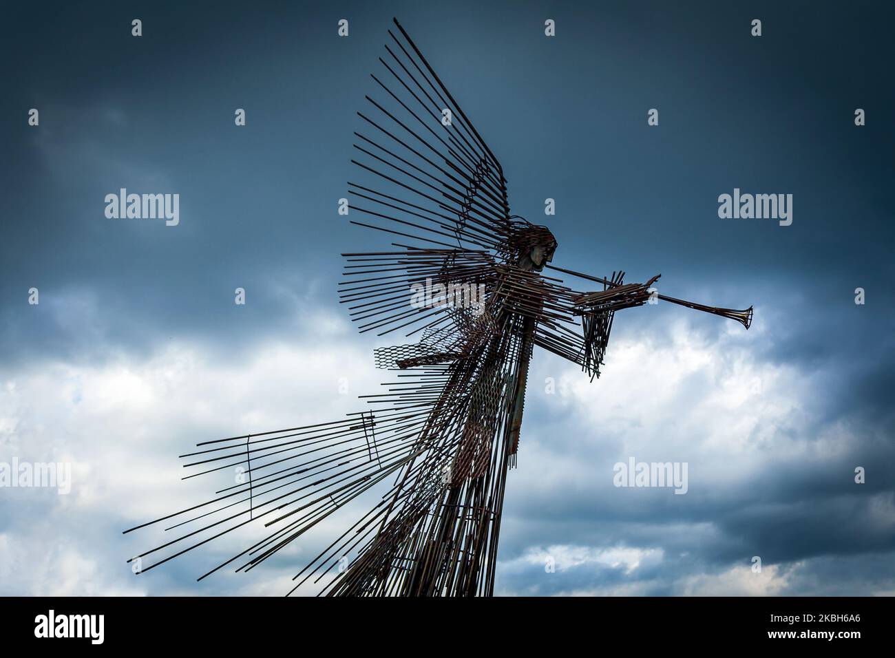 Tschernobyl Ukraine 12. August 2019: Denkmal zur Erinnerung an den ...