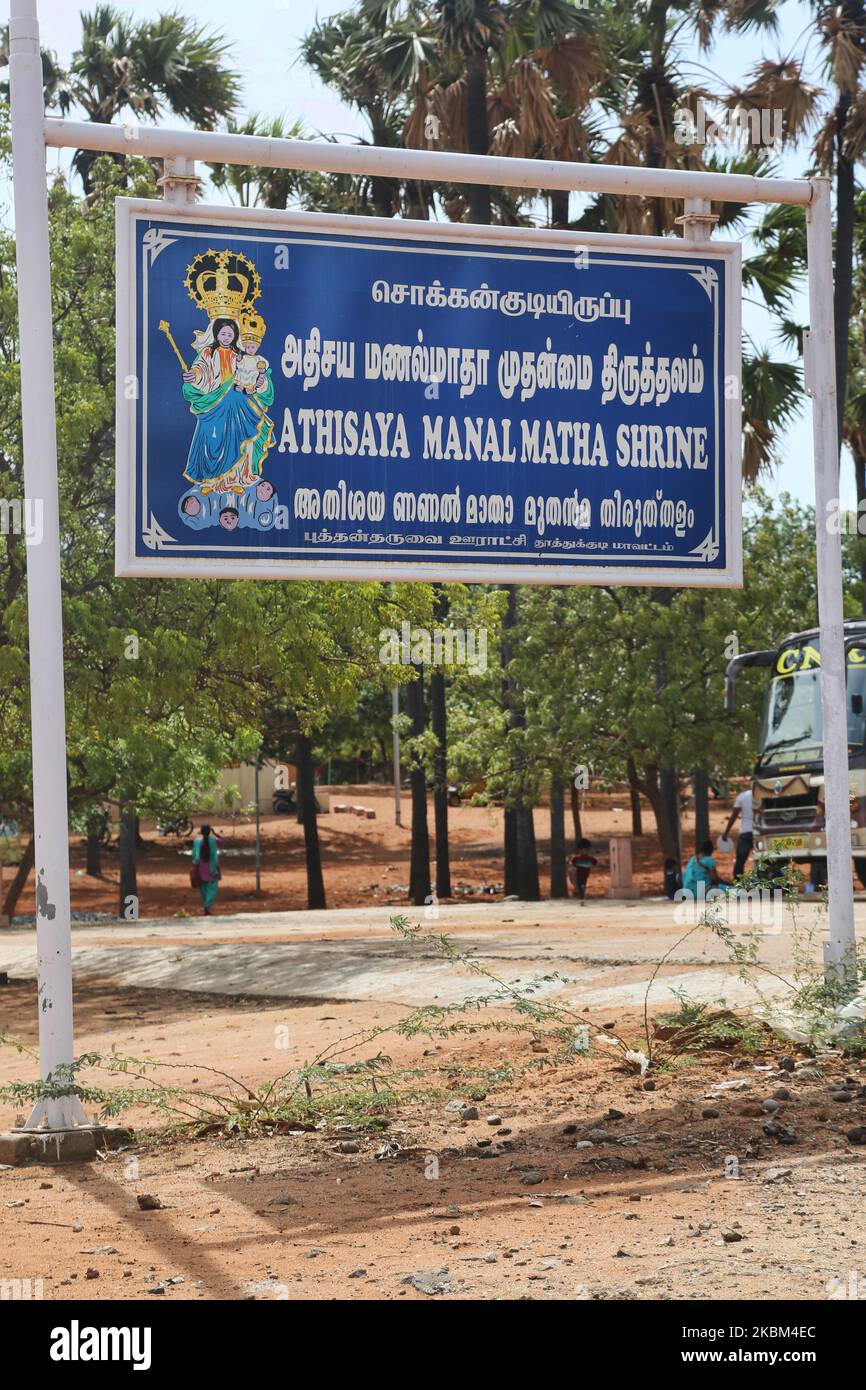 Athisaya Manal Matha Church (Our Lady of Red Sand Church) in Tuticorin ...
