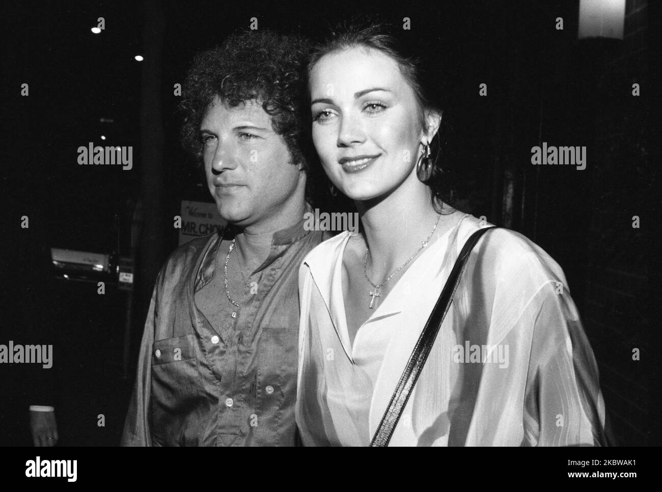 Lynda Carter und Ron Samuels sahen, wie sie am 26. März 1978 Mr. Chow's ...