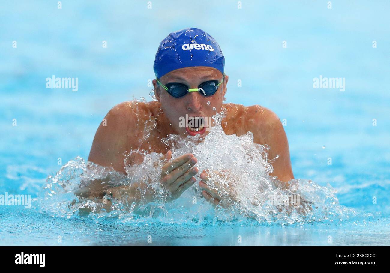 David Verraszto (HUN) tritt am 12. August 2020 beim internationalen ...