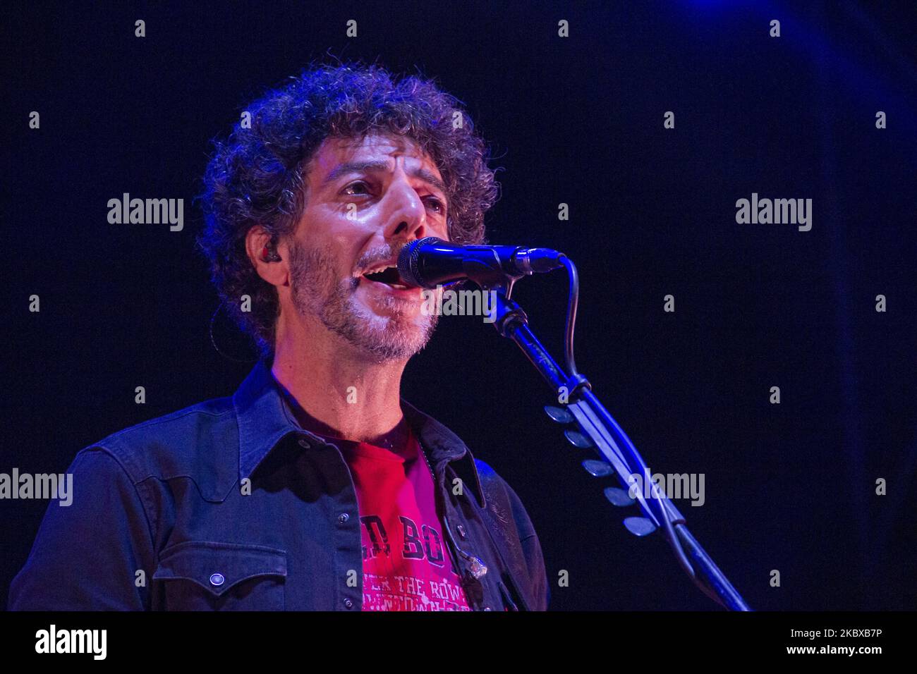 Der italienische Singer-Songwriter und Musiker Max Gazze trat am 19 ...