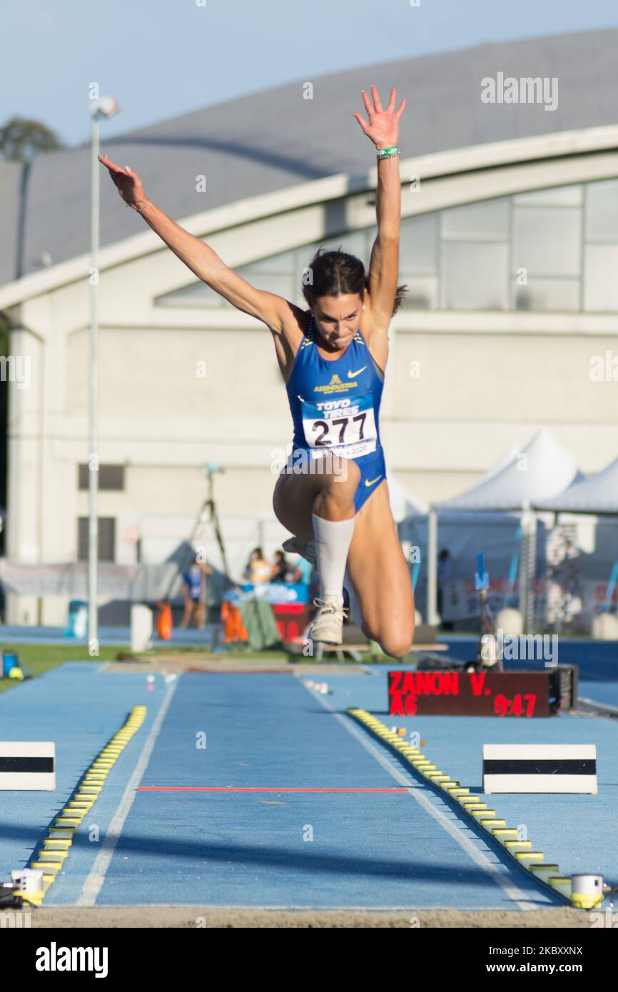 Veronica Zanon tritt am 30. August 2020 im italienischen Padua im ...