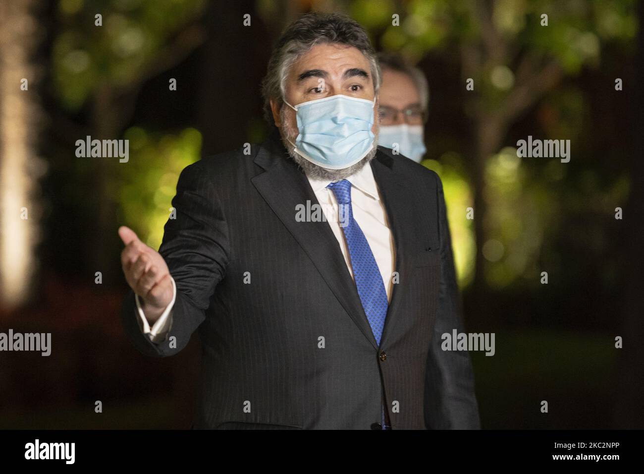 Kulturminister Jose Manuel Rodriguez Uribes bei der Eröffnung der ...