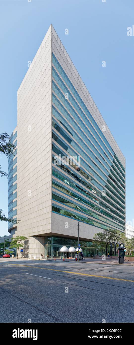 45 Erieview Plaza, ehemalige AT&T-Büros, die in Wohnungen umgewandelt ...