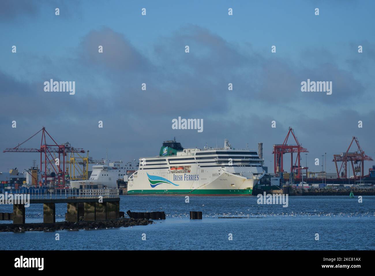 MV W.B. Yeats, ein von Irish Ferries betriebenes Passagier- und ...