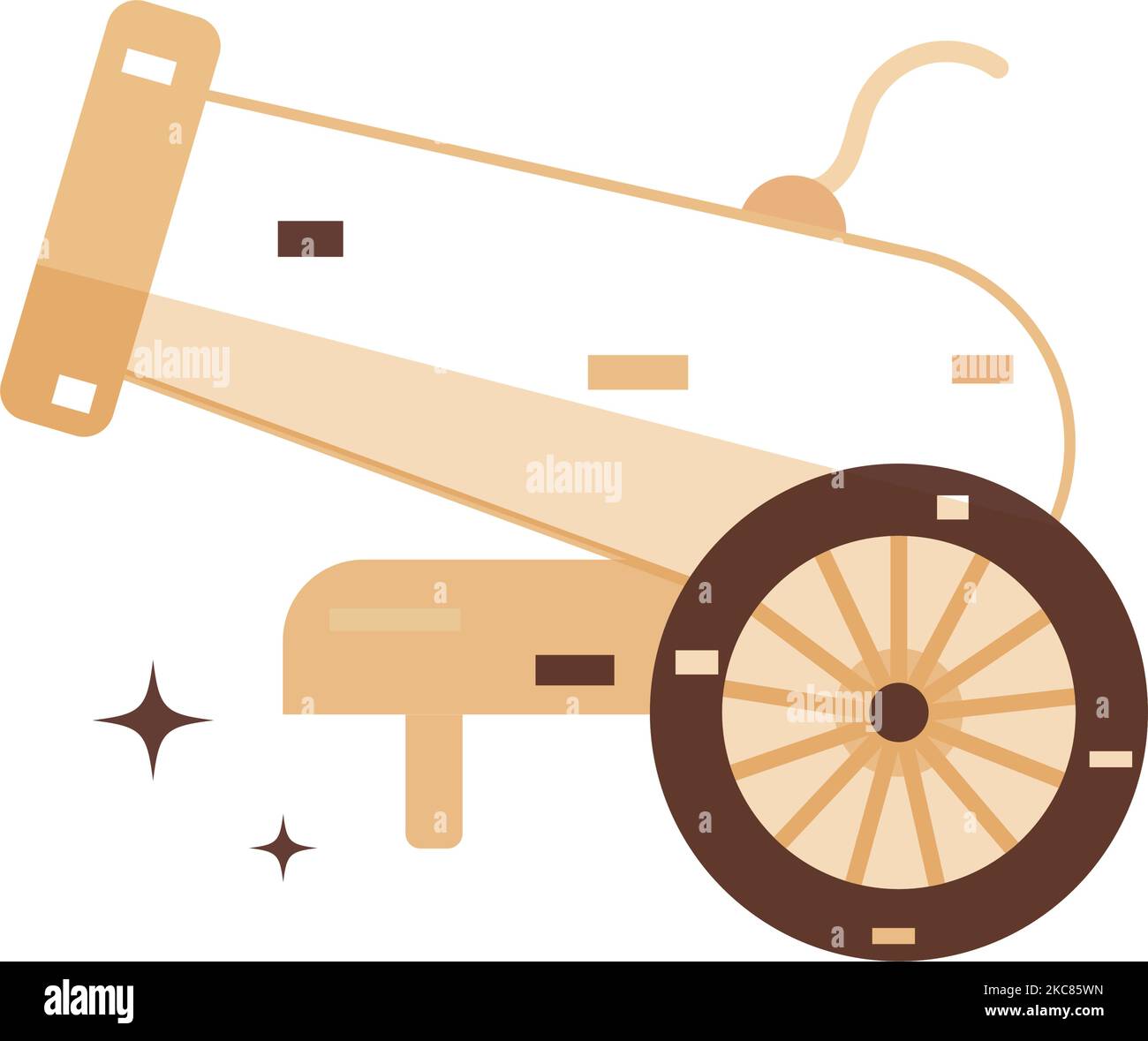 Mittelalterliche kanone Stock-Vektorgrafiken kaufen - Alamy