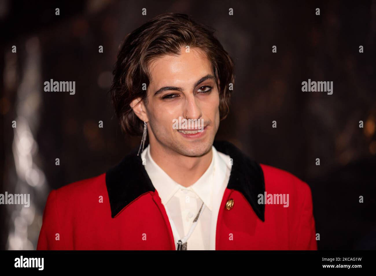 Damiano David von Maneskin besucht die Che Tempo Che Fa TV Show am 07 ...