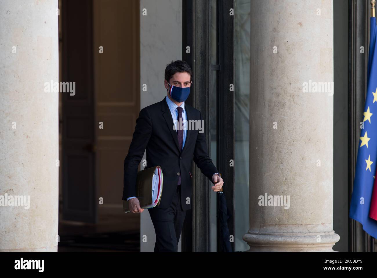 Regierungssprecher gabriel attal -Fotos und -Bildmaterial in hoher ...