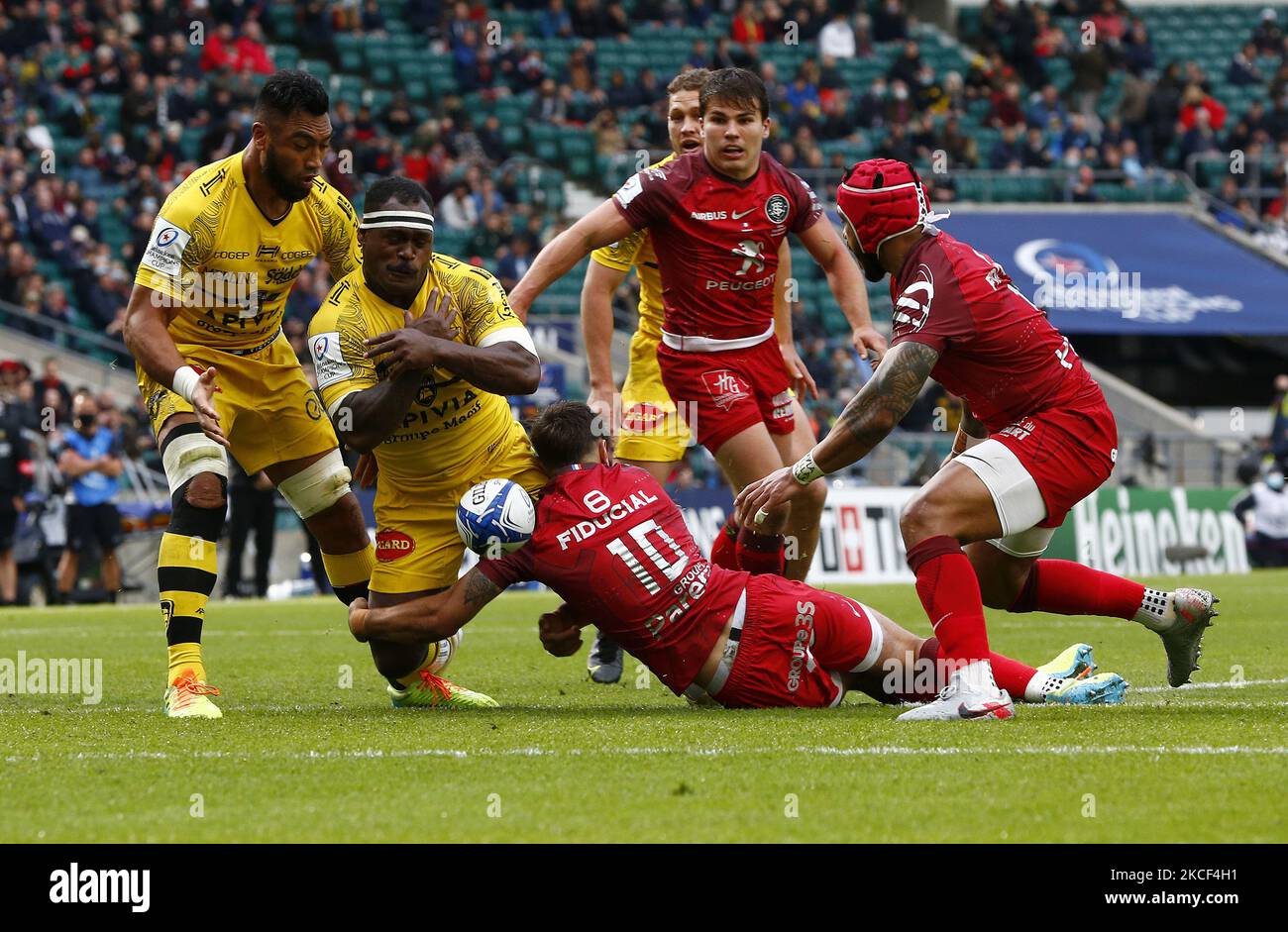 Levani Botia von La Rochelle beim Heineken Champions Cup Finalspiel ...