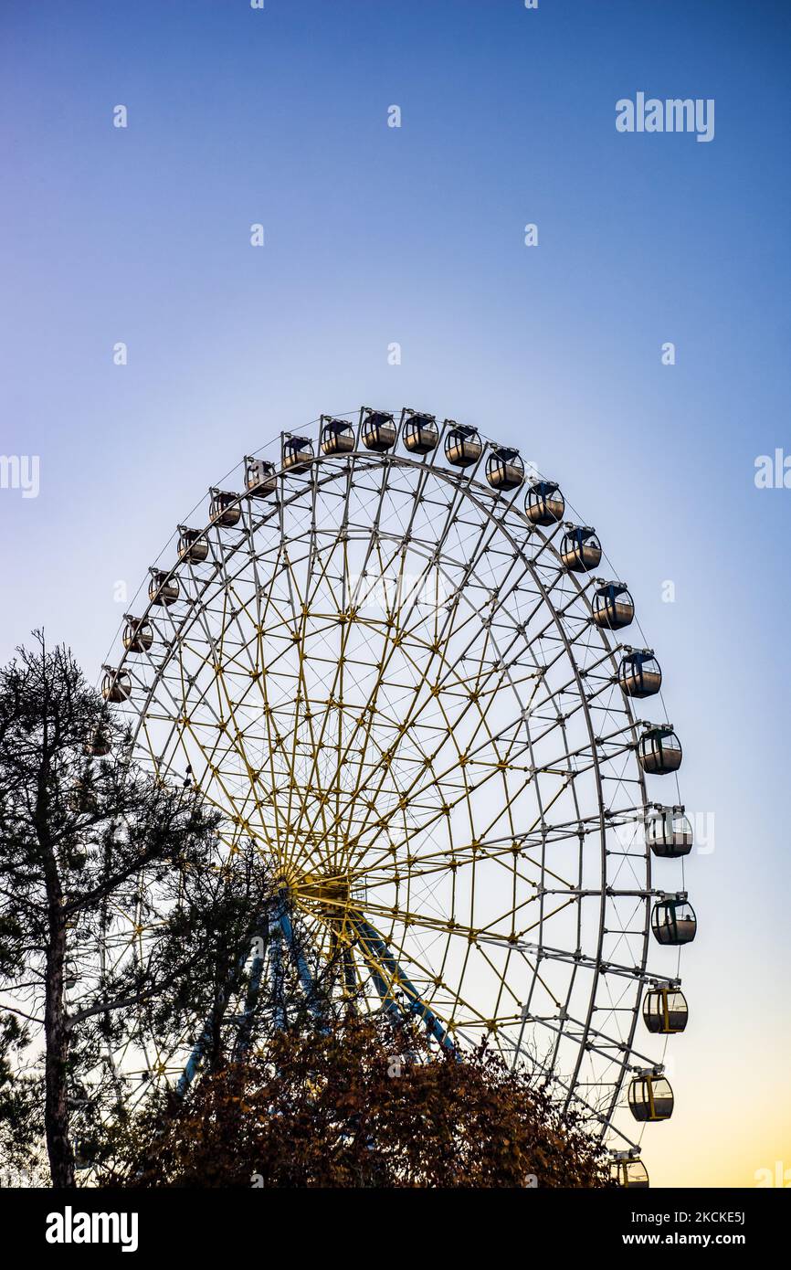 Das Riesenrad auf dem Mtasminda-Hügel ist eines der Wahrzeichen von ...