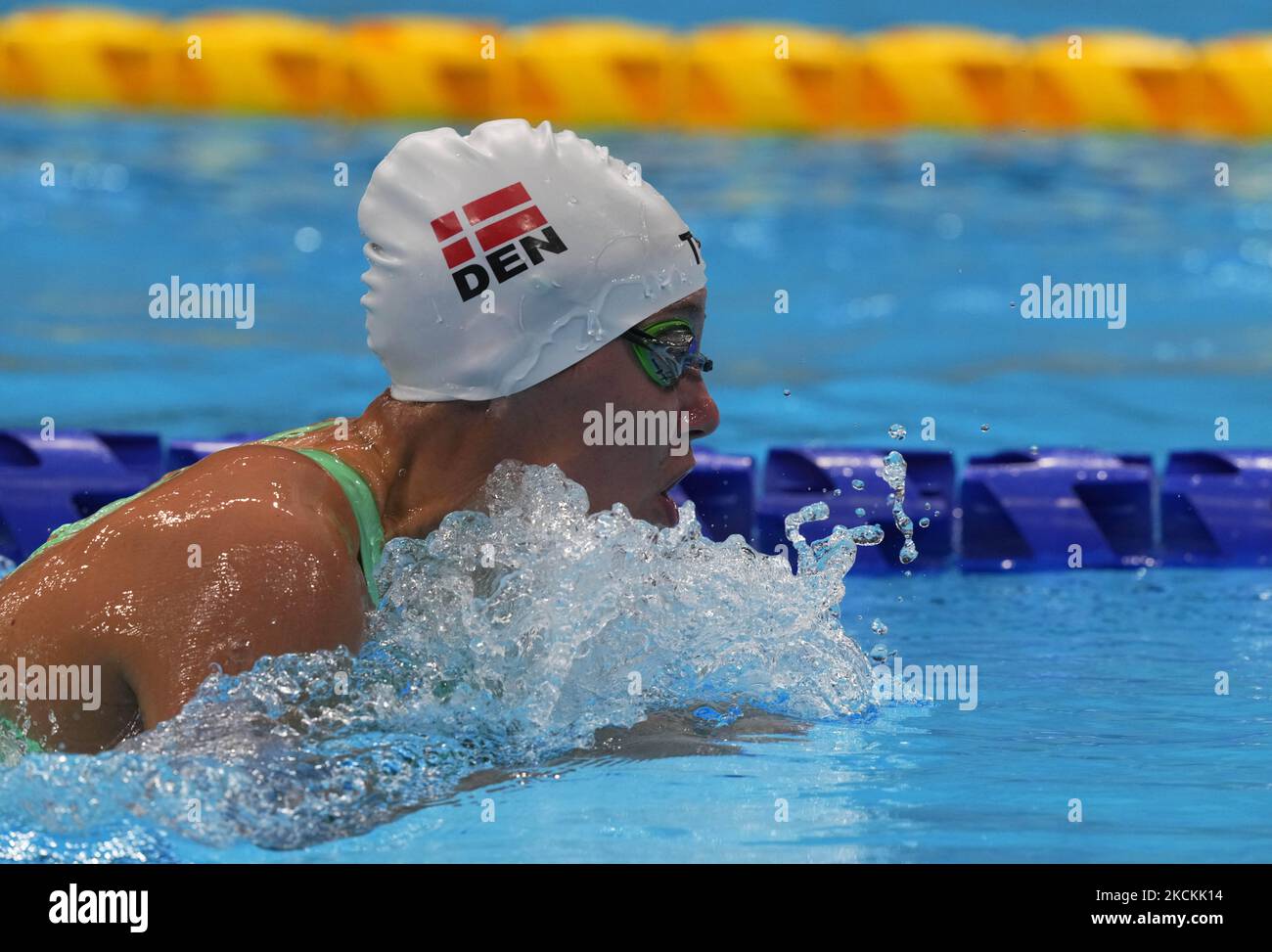 Amalie Vinther aus Dänemark um 100m Uhr beim Schwimmen in der Tokyo Paraolympics, Tokyo Aquatic ...