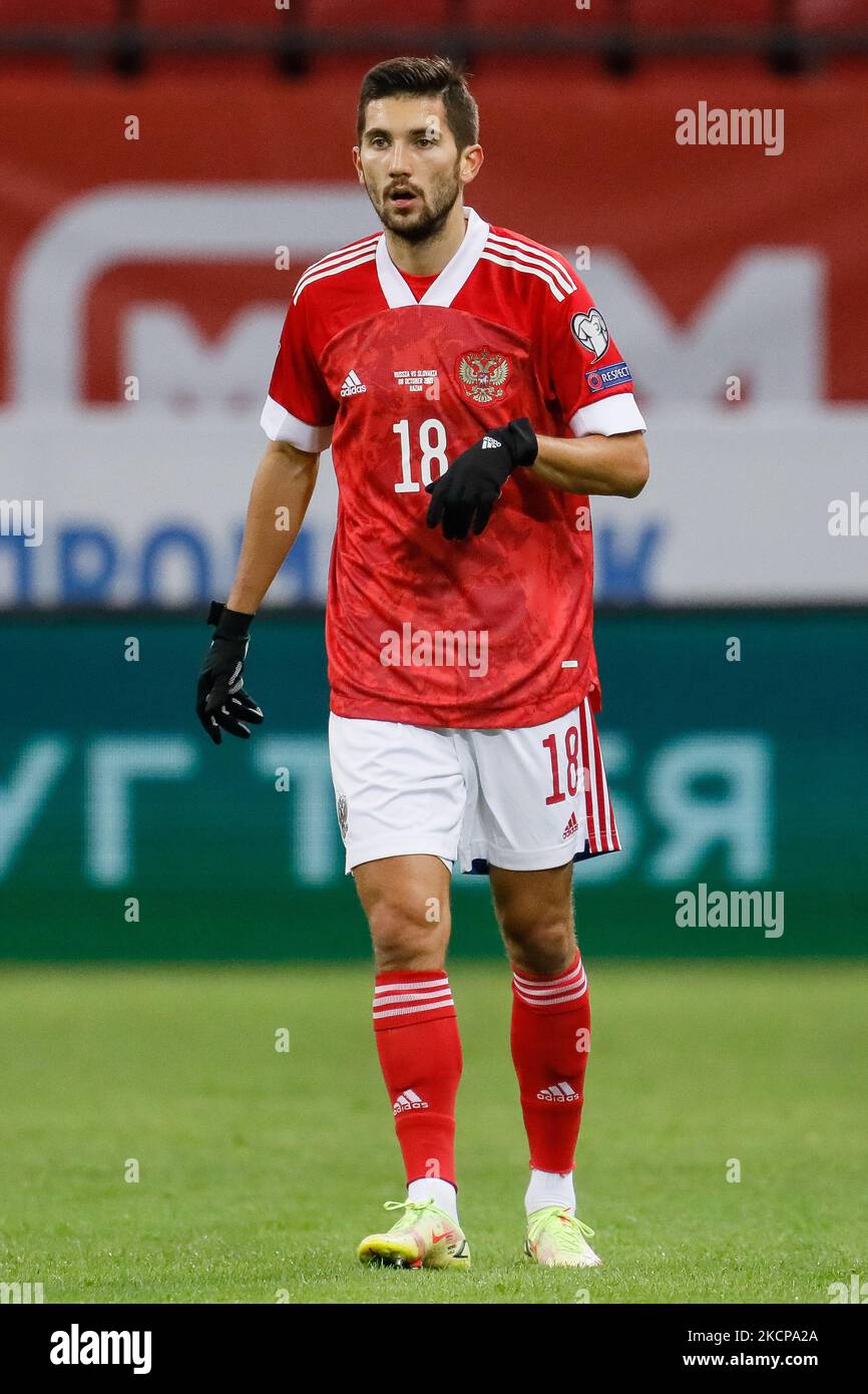 Aleksei Sutormin von Russland während der FIFA Fußball-Weltmeisterschaft Katar 2022 Gruppe H ...