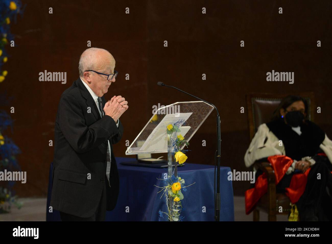 Enzo Marinari, Physikprofessor bei der Verleihung der Medaille und des ...