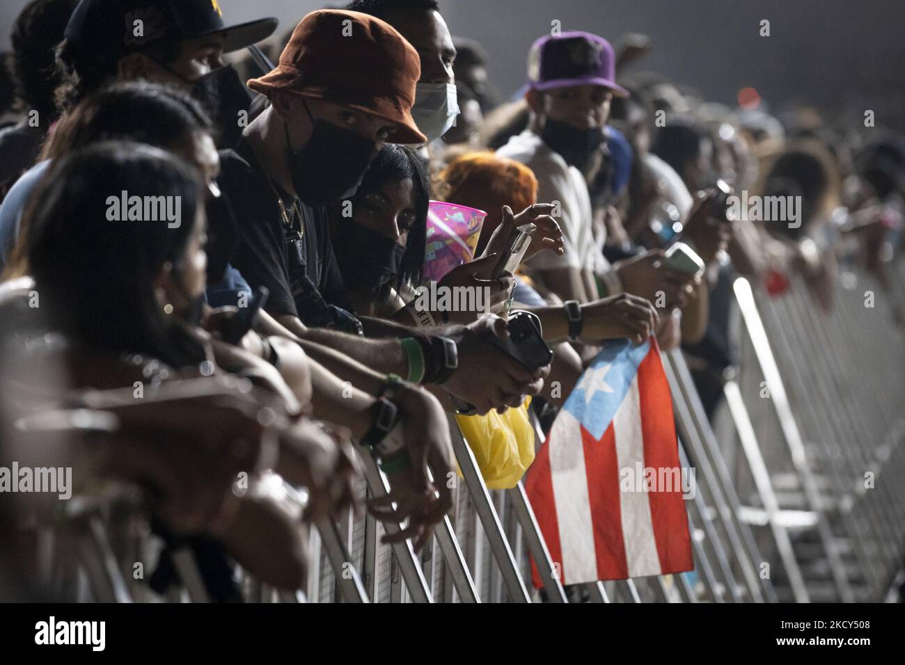 Bad Bunny Konzert im Hiram-Bithorn-Stadion in San Juan, Puerto Rico, am ...