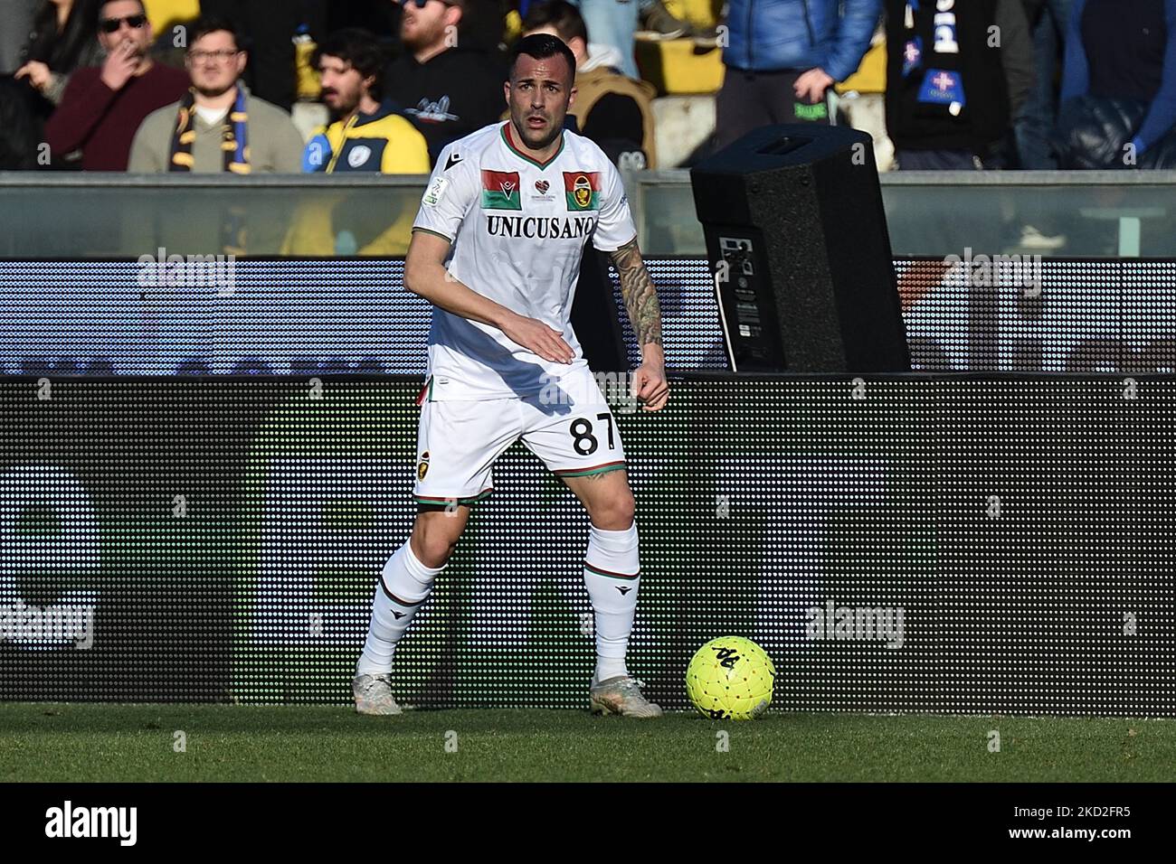 Bruno Martella (Ternana) beim Spiel der italienischen Fußball-Serie B AC Pisa gegen Ternana ...