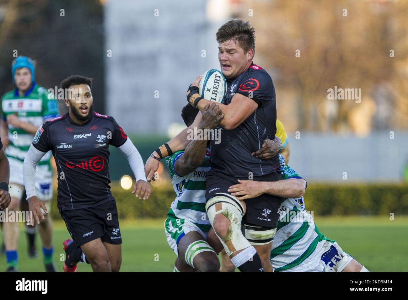 Le Roux Roets während des United Rugby Championship-Spiels Benetton ...