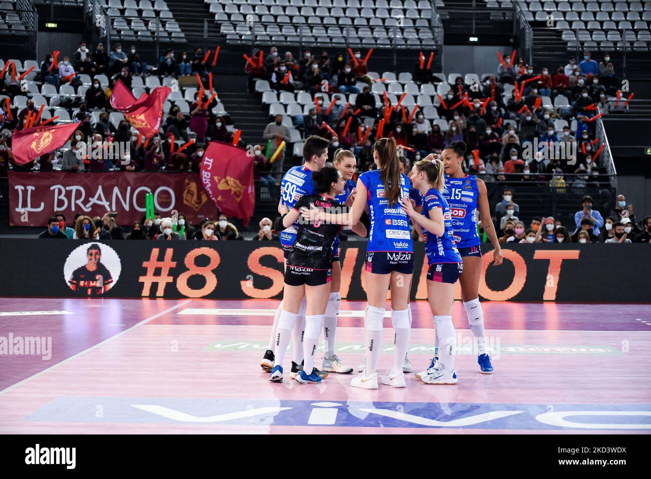 Jubel (Igor Gorgonzola Novara) während des Volleyball Italian Serie A1 ...