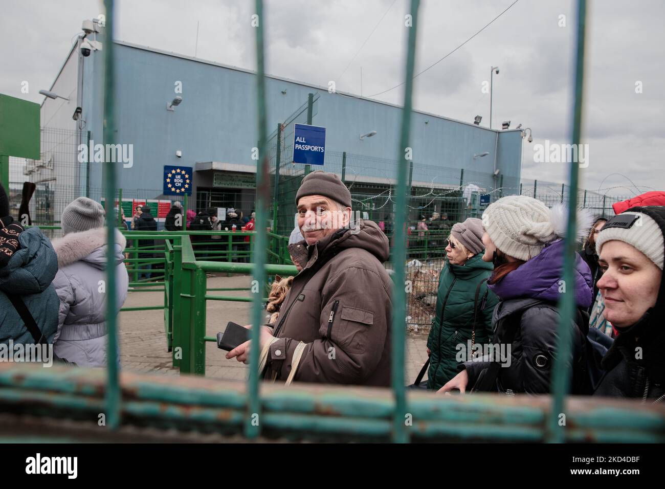 Ukrainer in dem Stichwort, am 6. März 2022 in Schehyni, Ukraine, nach ...