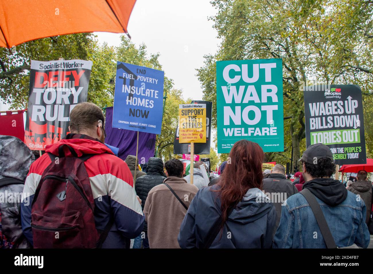Damm, London, Großbritannien. 5.. November 2022. Tausende Teilnehmer am ...