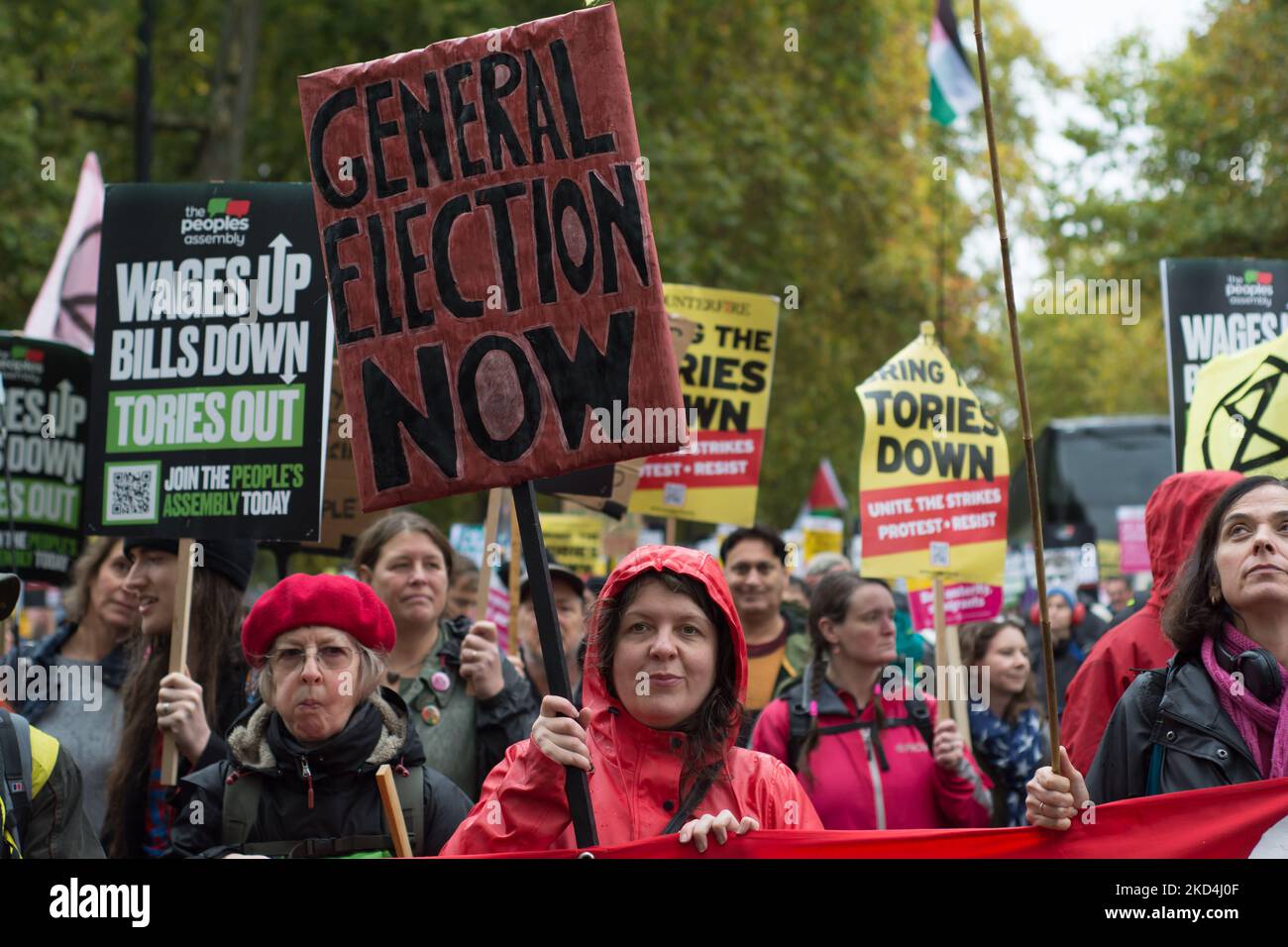 Damm, London, Großbritannien. 5.. November 2022. Tausende Teilnehmer am ...