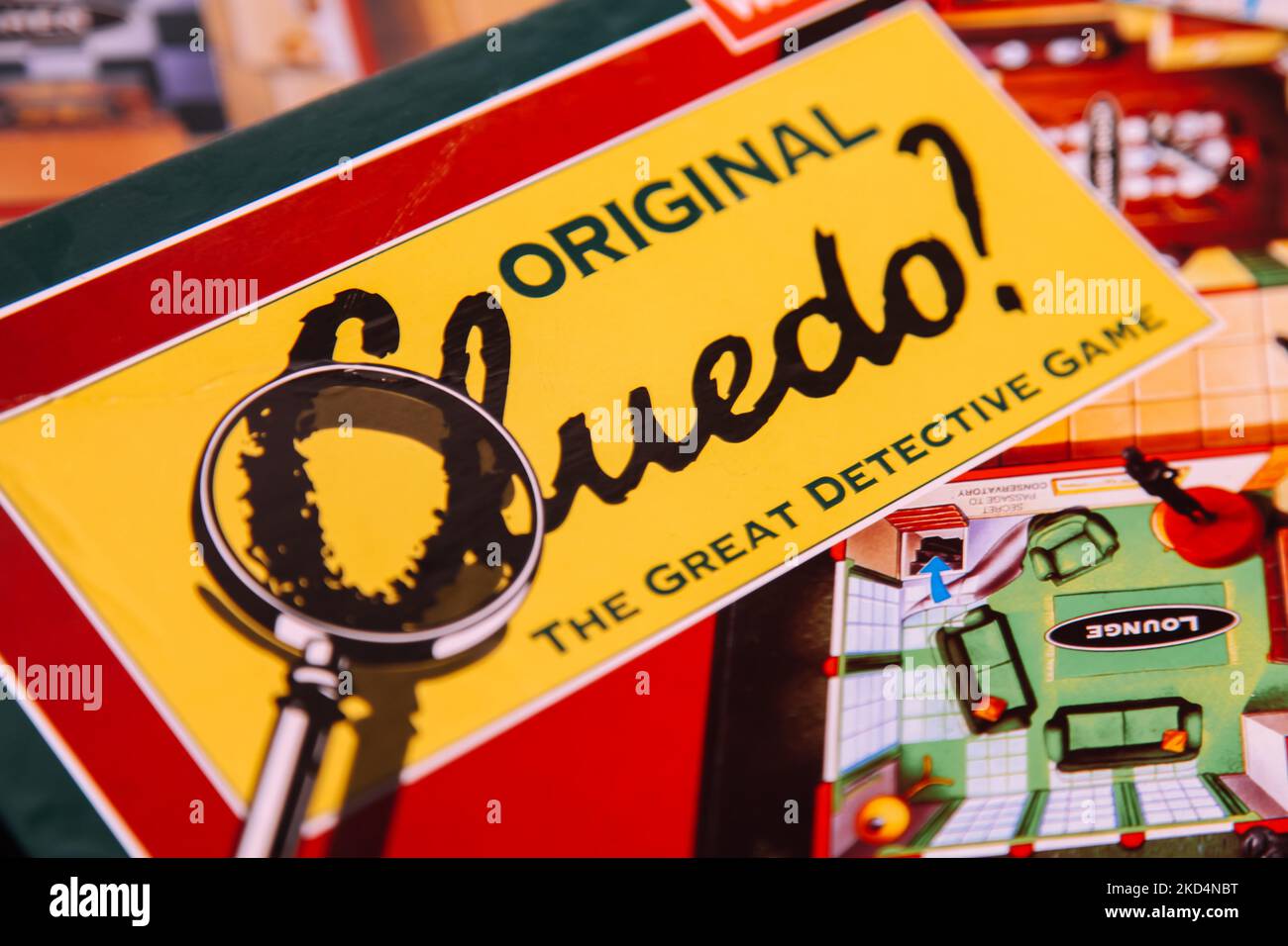 Waddingtons Original Cluedo Brettspiel 1996 Box Cover von Hasbro - The ...