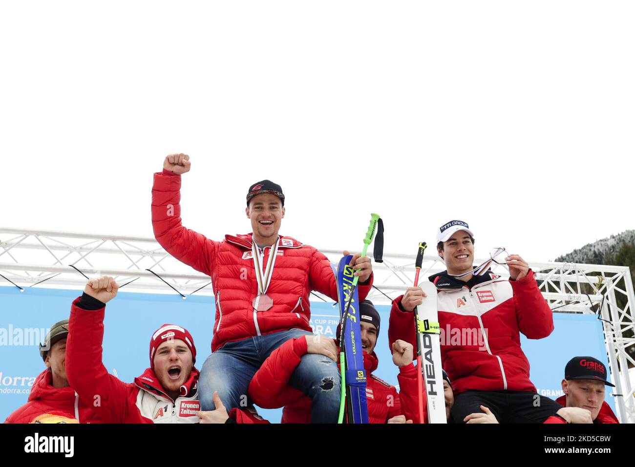 Christoph Krenn und Lukas Feurstein aus Österreich, am 18. März 2022 in ...