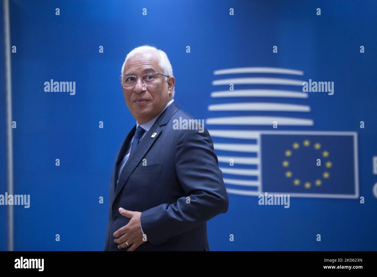 Antonio Costa Premierminister von Portugal auf dem Europäischen Rat ...