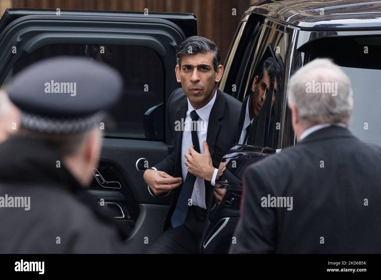 LONDON, VEREINIGTES KÖNIGREICH - 29. MÄRZ 2022: Der Schatzkanzler Rishi ...