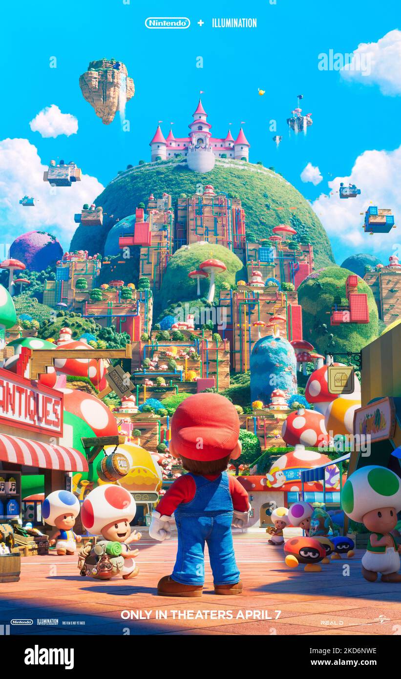 Der super mario bros film filmplakat -Fotos und -Bildmaterial in hoher ...