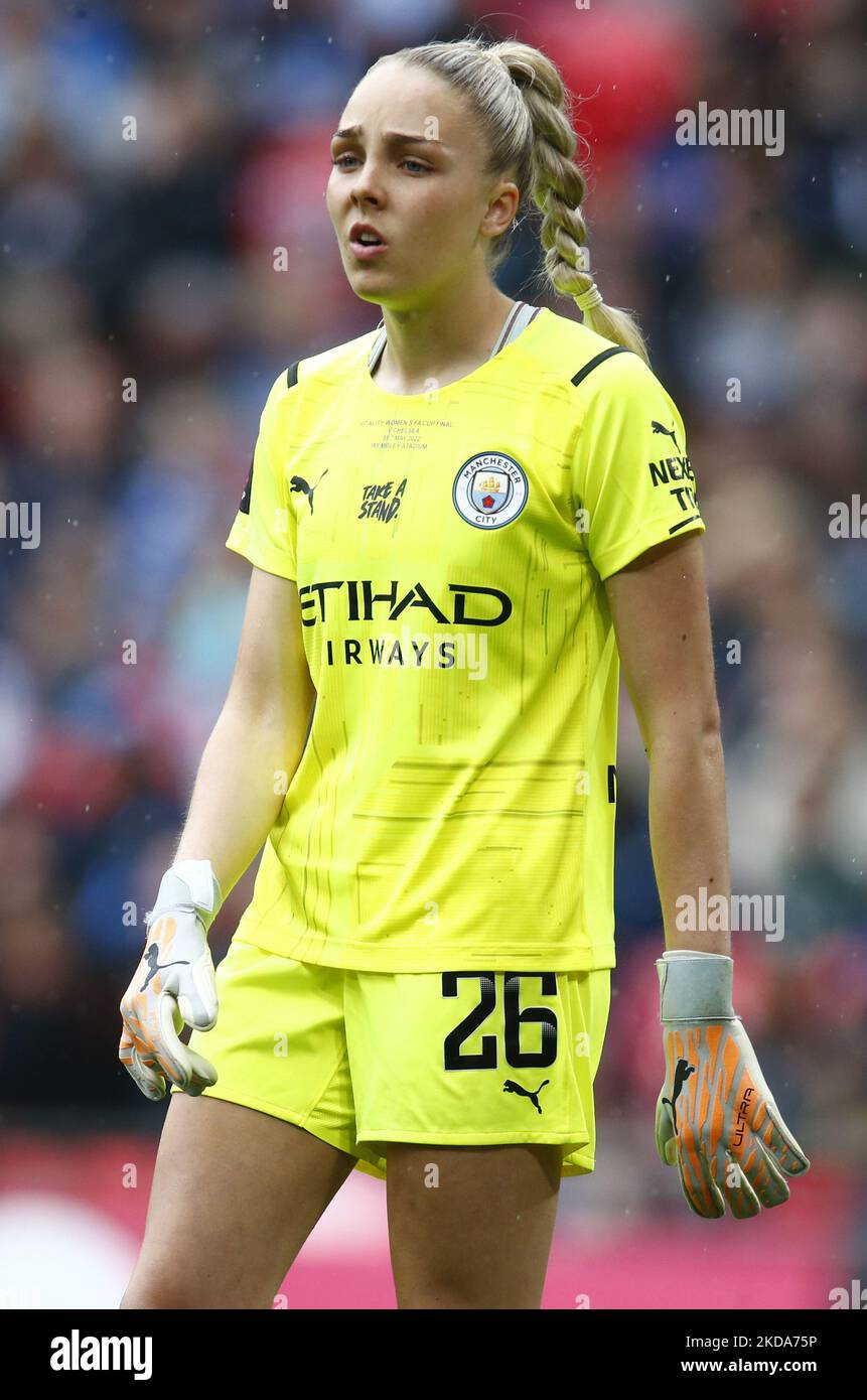 LONDON, ENGLAND - MAI 15:Ellie Roebuck von Manchester City WFC beim FA ...