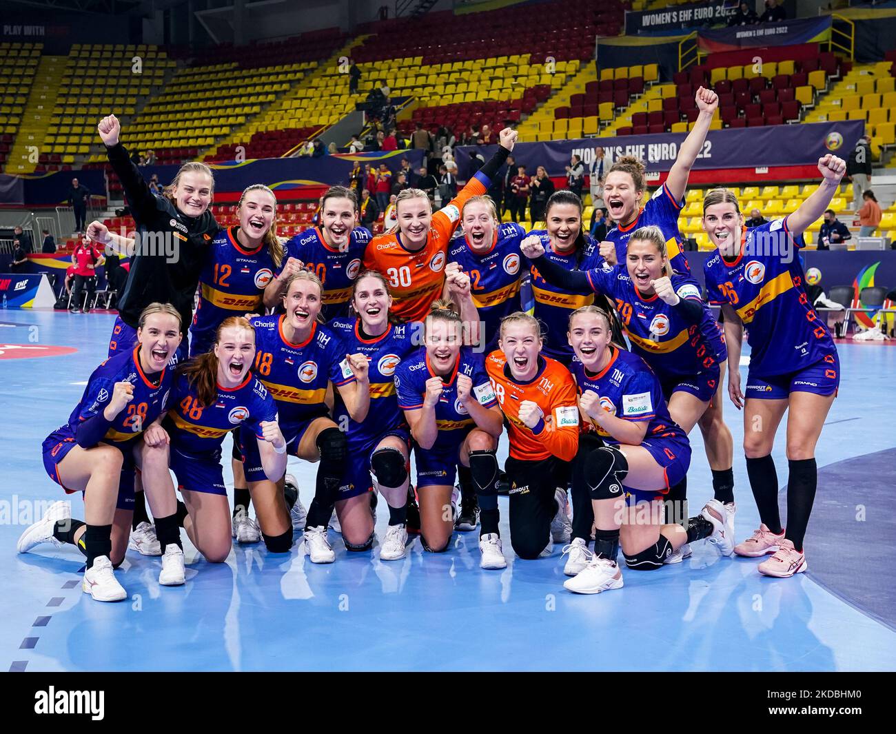 SKOPJE, NORD-MAZEDONIEN - NOVEMBER 5: Claudia Rompen aus den ...