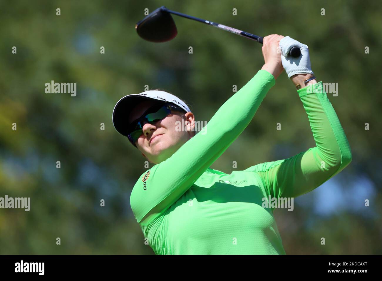 Madelene Sagstrom aus Enkoping, Schweden, trifft am Samstag, den 18 ...