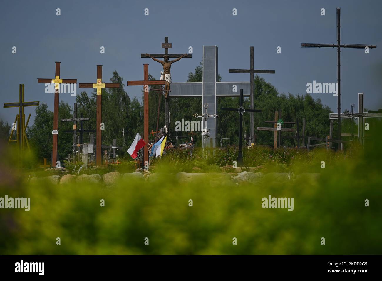Kreuzberg in der Wallfahrtskirche Swieta Woda (Heiliges Wasser) in ...