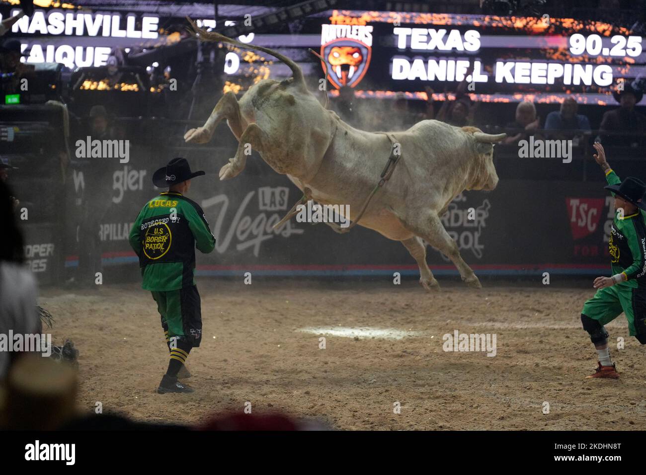 LAS VEGAS, NV - NOVEMBER 6: Cody Jesus schieß bei einer 2. Fahrt von ...