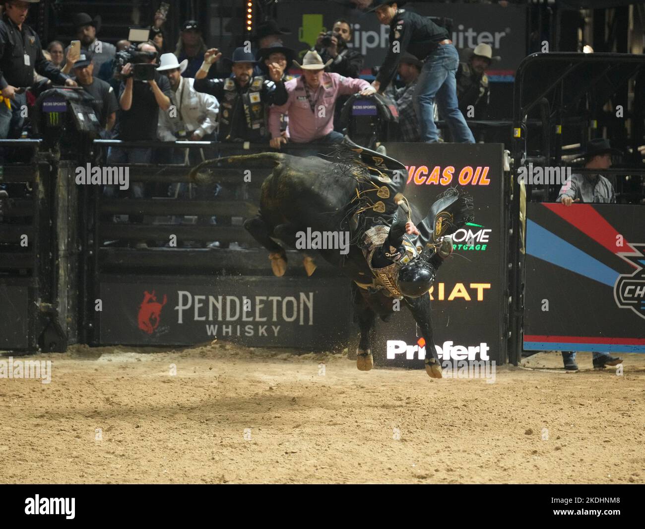 LAS VEGAS, NV - NOVEMBER 6: Hayden Harris macht seine beste Aufnahme ...