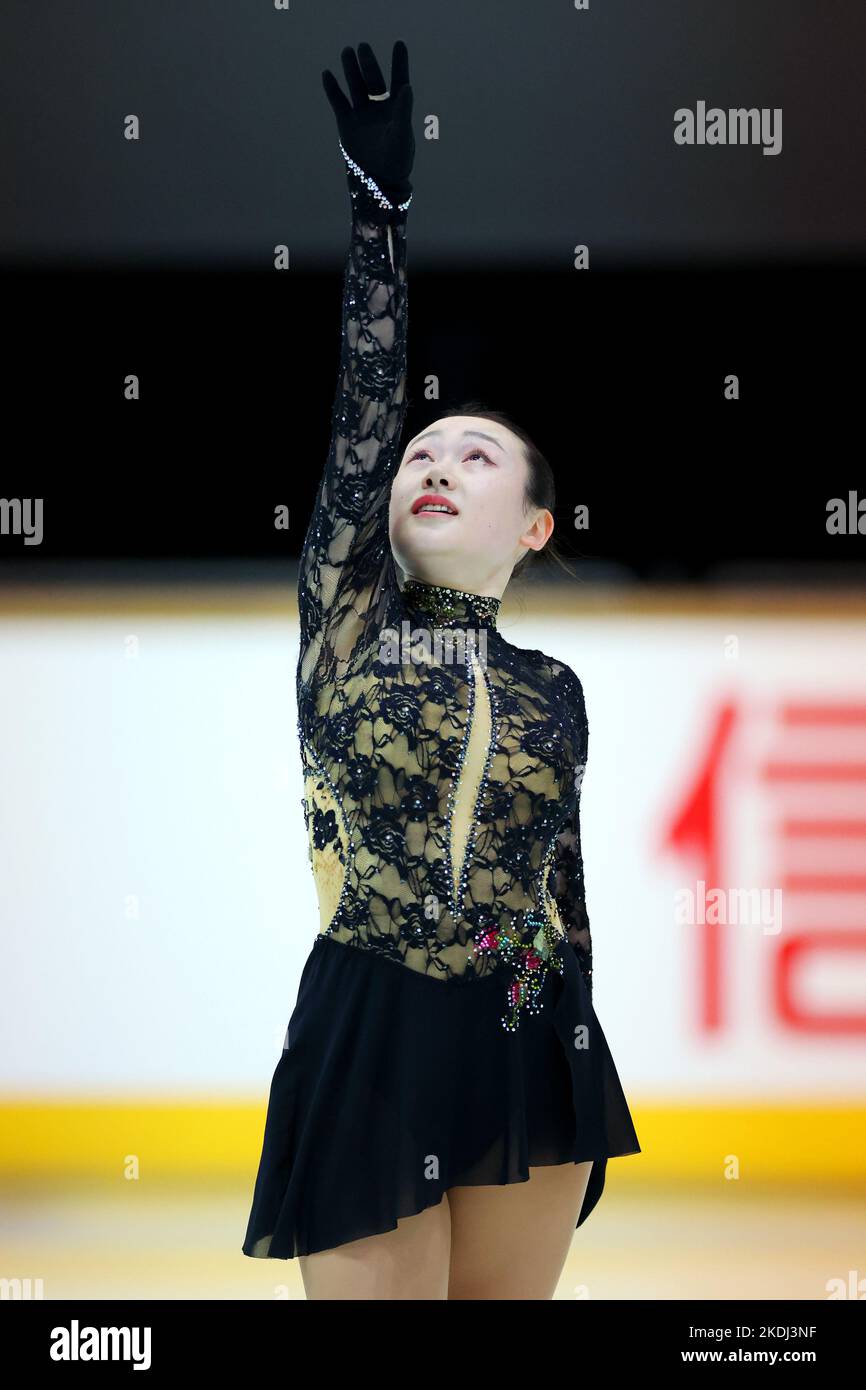 Kyoto Aquarena, Kyoto, Japan. 28. Oktober 2022. Mao Watanabe, 28. OKTOBER 2022 - Eiskunstlauf ...