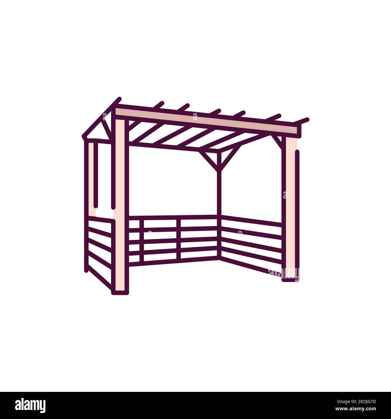 Pergola design Stock-Vektorgrafiken kaufen - Alamy