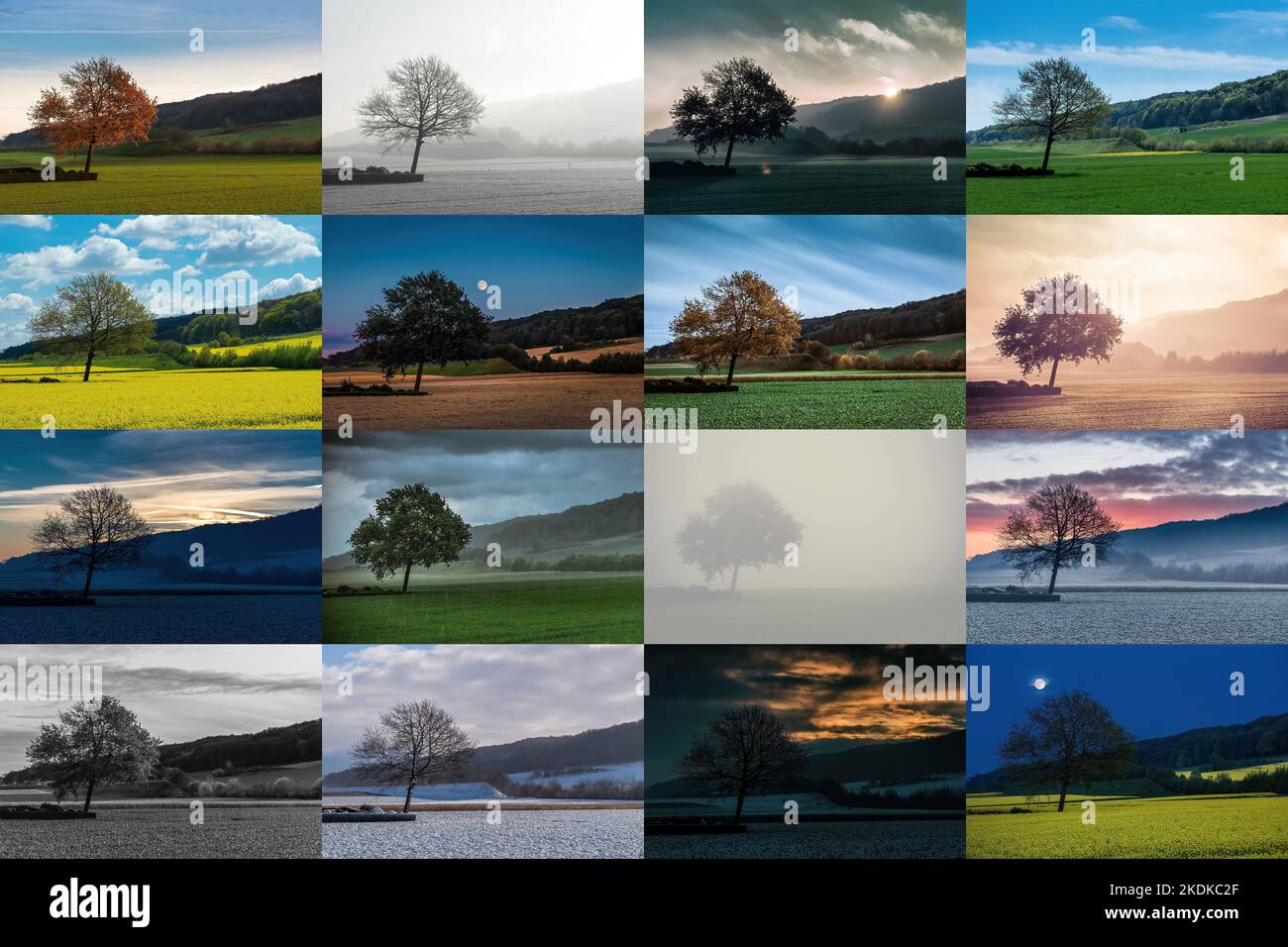 Vier jahreszeiten hügel -Fotos und -Bildmaterial in hoher Auflösung – Alamy