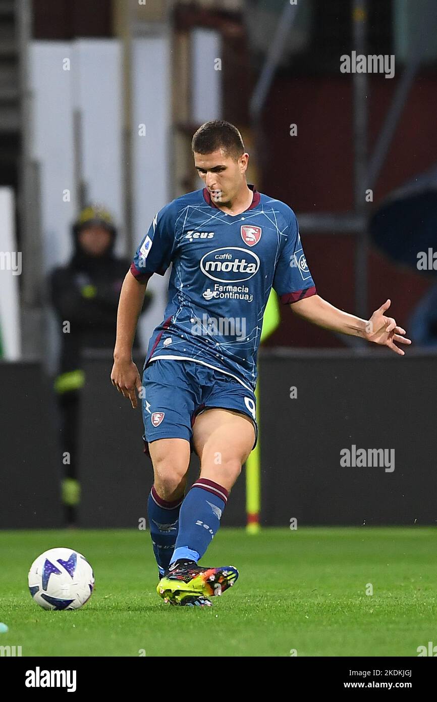 Lorenzo Pirola von US Salernitana während der Serie Ein Spiel zwischen ...