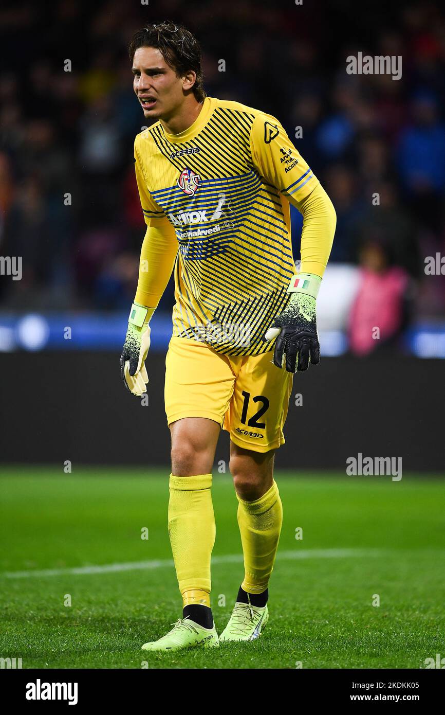 Marco Carnesecchi von US Cremonese während der Serie Ein Spiel zwischen ...