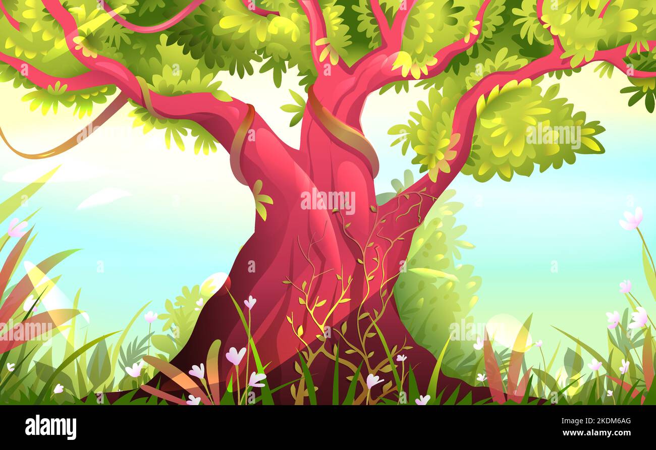 Groß baum Stock-Vektorgrafiken kaufen - Alamy