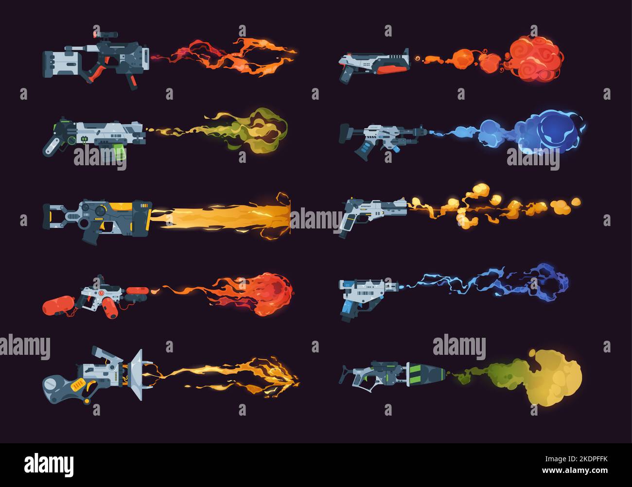 Blaster waffen cartoon Stock-Vektorgrafiken kaufen - Alamy