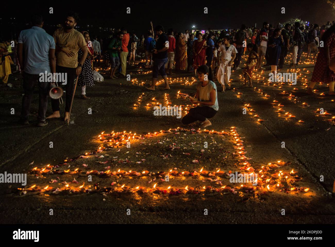 Kalkutta, Indien. 07.. November 2022. Im Sanatan Dharma hat der ...