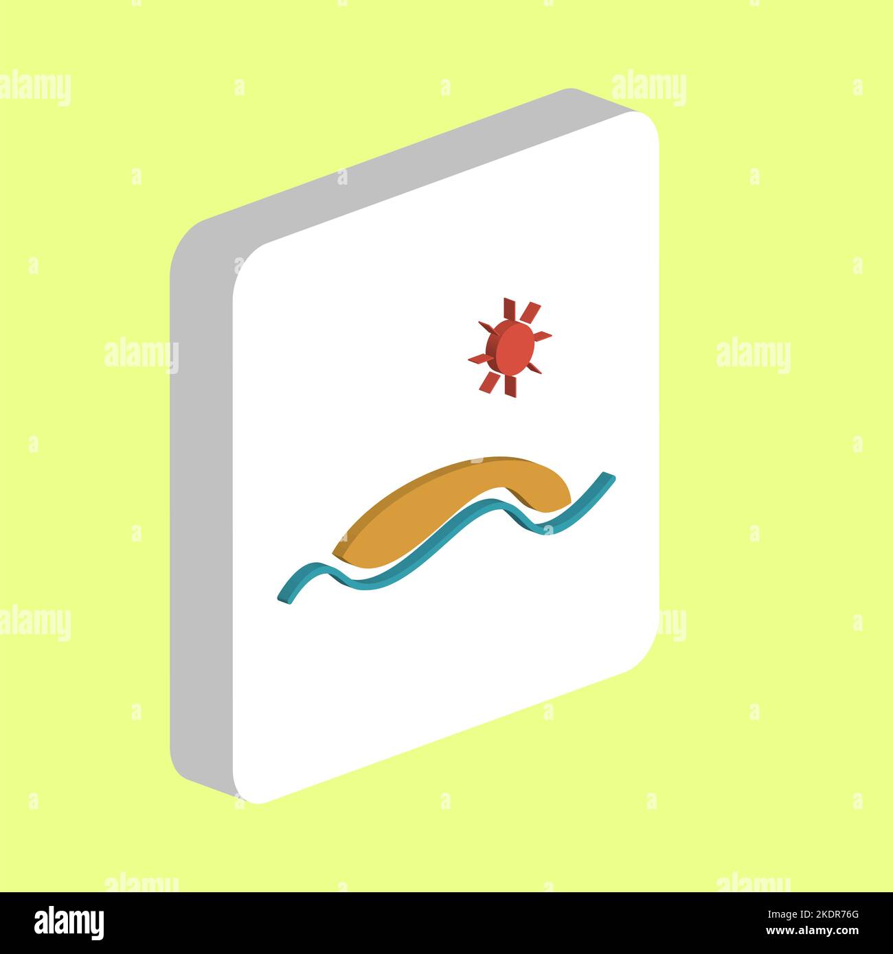 Insel einfaches Vektor-Symbol. Illustration Symbol Design Vorlage für ...