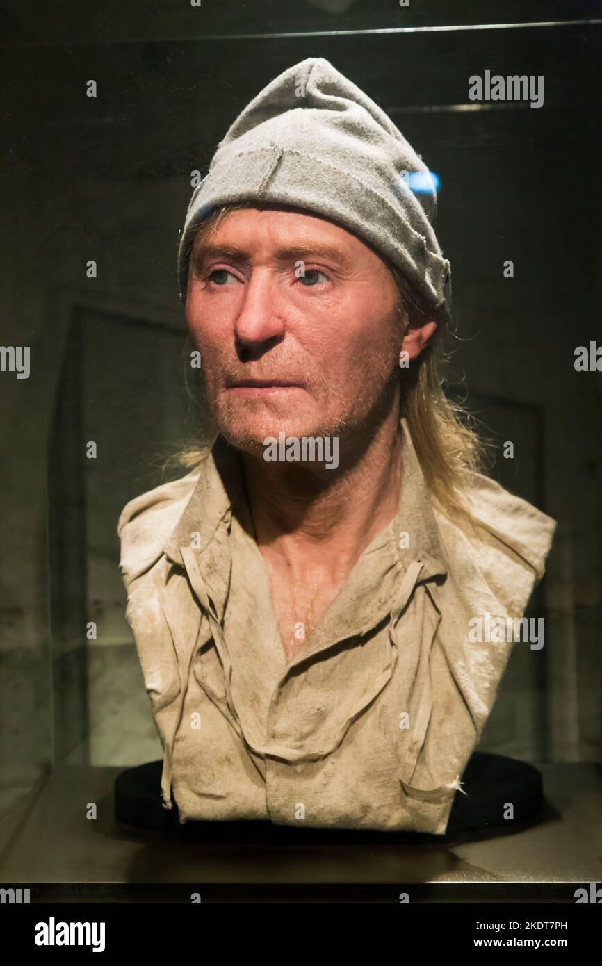 STOCKHOLM, SCHWEDEN - 28. JUNI 2016: Diese Rekonstruktion zeigt die ...