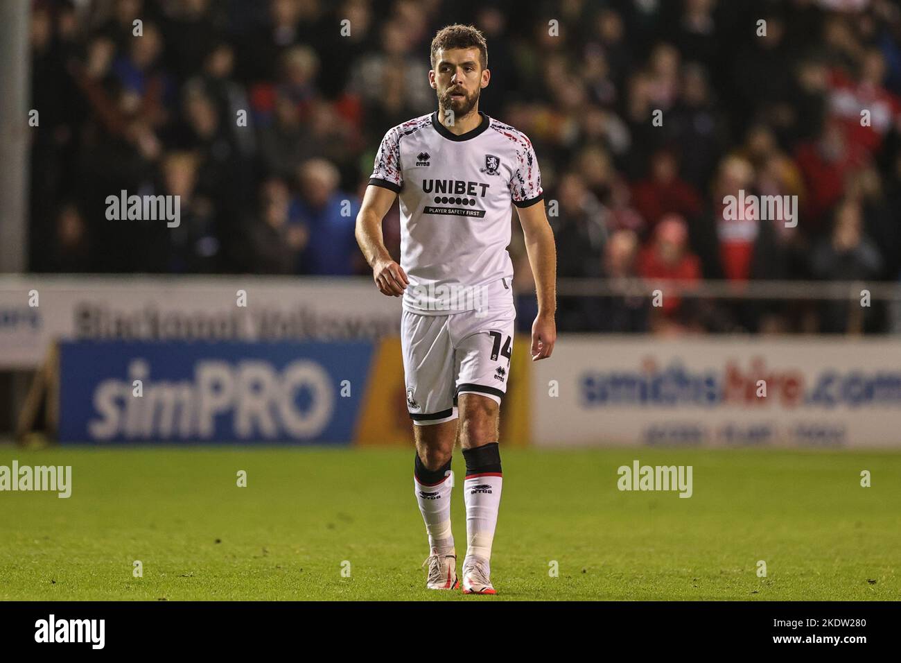 Tommy Smith #14 von Middlesbrough während des Sky Bet Championship ...