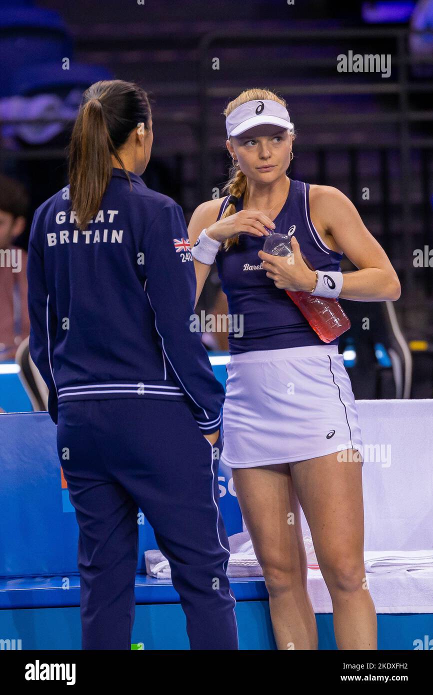 Glasgow, Schottland 8.. November 2022. Elena Rybakina aus Kasachstan ...