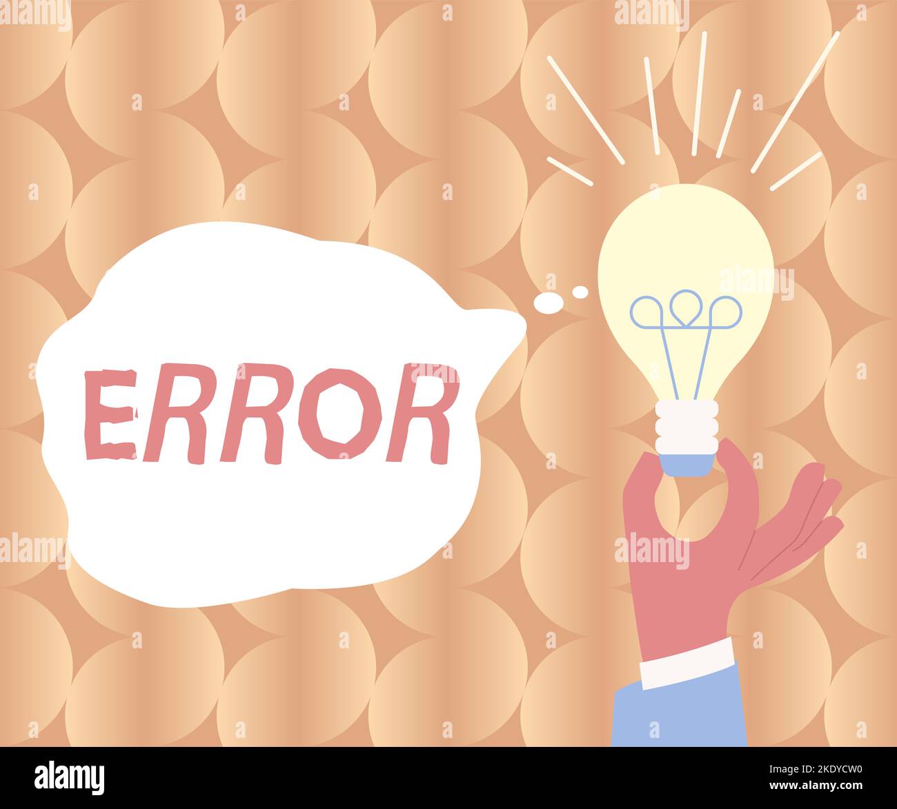 Fehler beim Schreiben von Text, konzeptueller Fotofehler oder ...